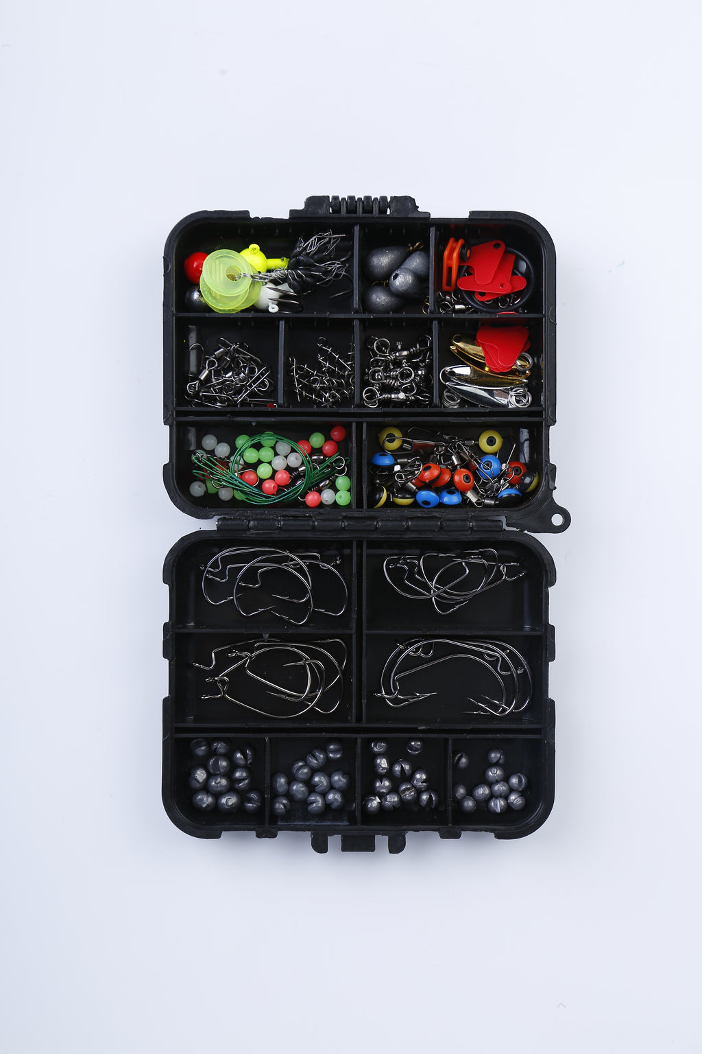 188Pcs Fishing Accessory Kit Portable Fishing Set Including Jig Hooks ...